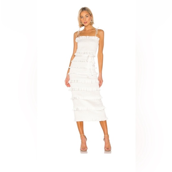 V. Chapman | Dresses | V Chapman The Lily Dress In White Nwt | Poshmark